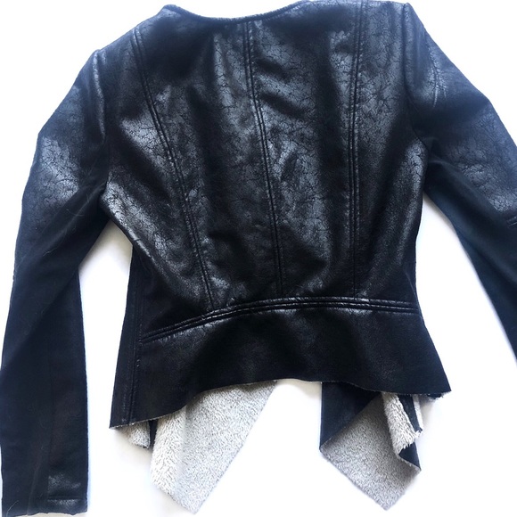 Matty M | Jackets & Coats | Matty M Faux Leather Shearling Jacket ...